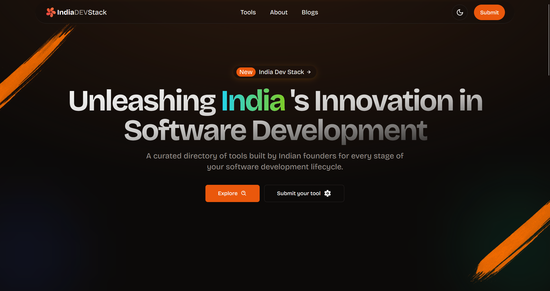 India Dev Stack - Dev Tools Directory From Indian Founders